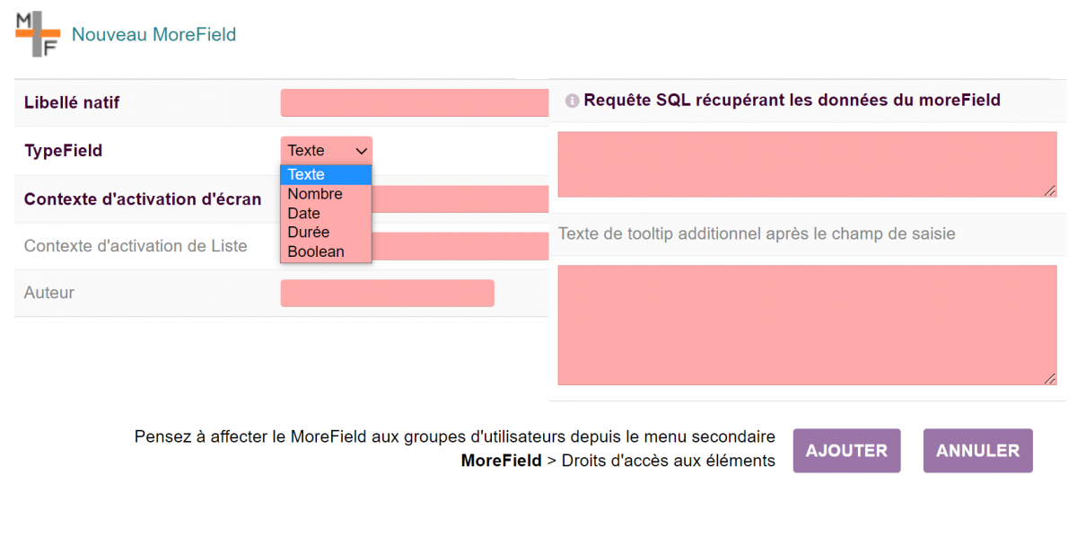 MoreField — Documentations Patas-monkey