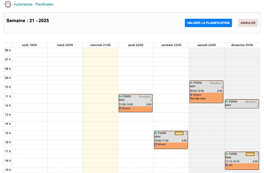 MySchedule — Documentations Patas-monkey