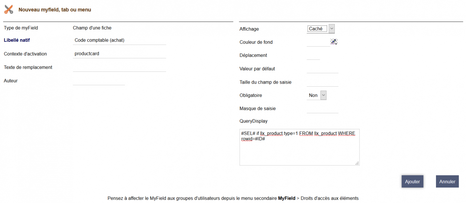 Fichier:Myfield Creation requete.png — Documentations Patas-monkey